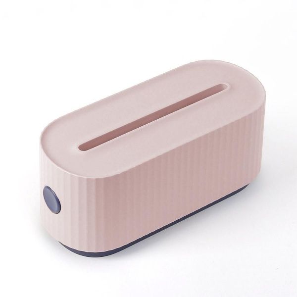 hplusmall BEST 빅사이즈 멀티탭 케이블 정리함 전선수납함 핑크 - 핫트랙스