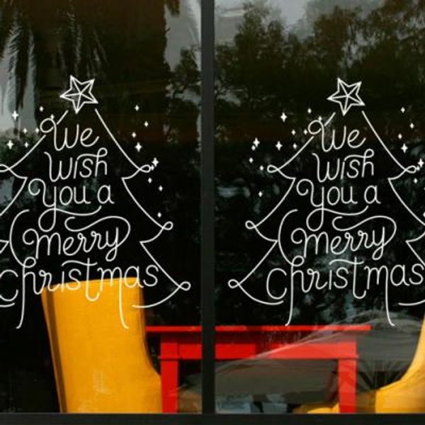 ggoomim pl598-모던크리스마스트리_그래픽스티커 - 핫트랙스