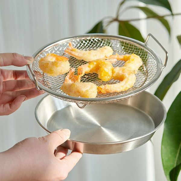 Board Gam 튀김채반 기름망세트 손잡이 스텐 튀김망 채반 N969-O - 핫트랙스