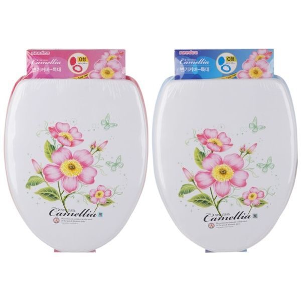 hplusmall 뉴카멜리아 변기 커버 O형 특대 (색상랜덤) - 핫트랙스