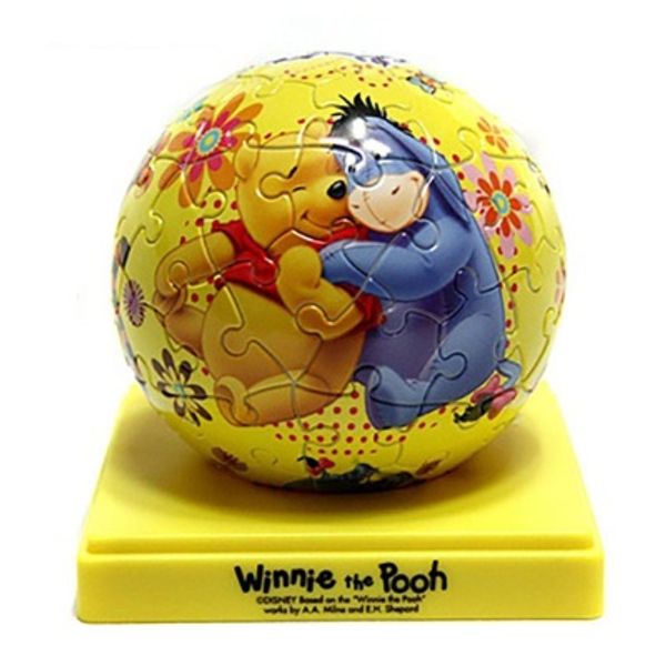 hplusmall 60피스 볼퍼즐 - 디즈니 푸우와 친구들 (플라스틱) - 핫트랙스