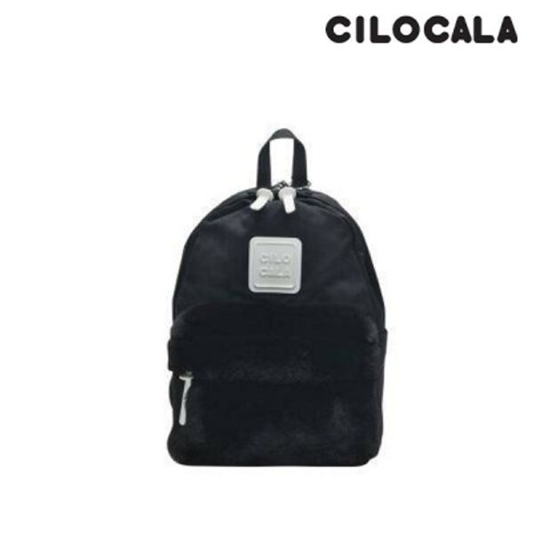 CILOCALA [라이브]CILOCALA 시로카라 클래식 퍼 백팩 S BLACK - 핫트랙스