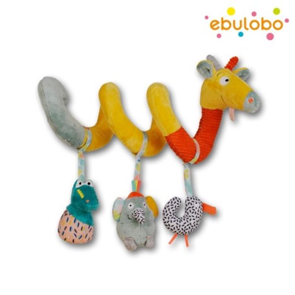 EBULOBO 에불로보 프랑스 애착인형 꽈배기 기린 유모차인형 - 핫트랙스