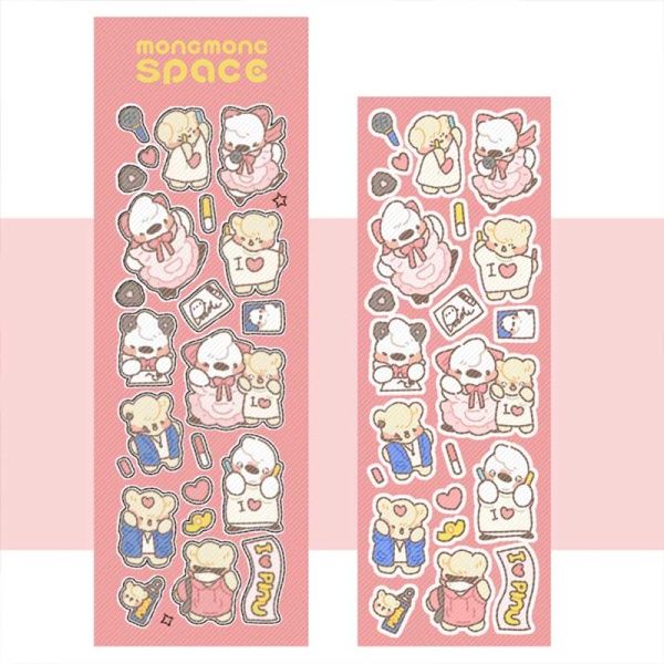 MONGMONG SPACE [몽스쮸] 아이돌 꿈요정 씰스티커 - 핫트랙스