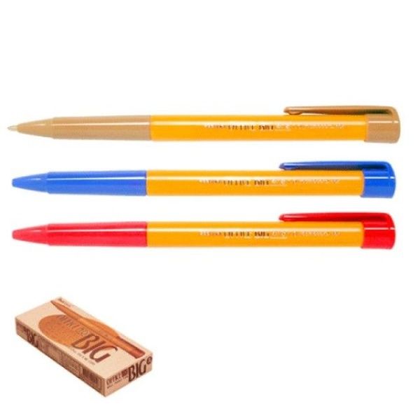 hplusmall 필기구 볼펜류 유성펜유미 오피스빅볼펜 1.0mm 적색[W - 핫트랙스