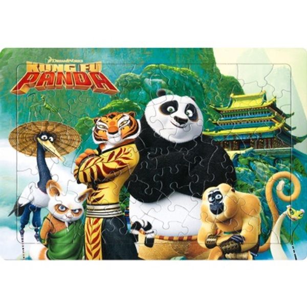 hplusmall 80조각 판퍼즐 쿵푸팬더 포의 친구들 - 핫트랙스