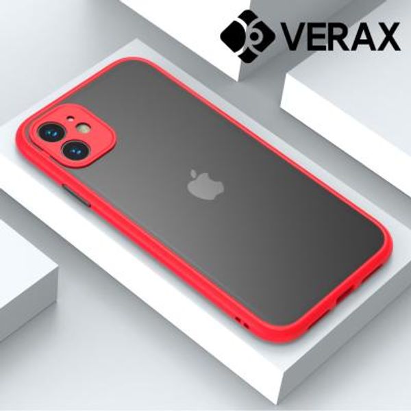 VERAX P488 아이폰11프로 버튼 컬러 포인트 하드 케이스 - 핫트랙스