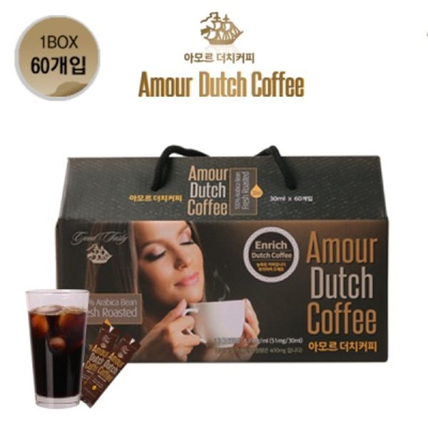 gtbeans 아모르 더치커피 30ml 60개/파우치형 더치커피 선물용 - 핫트랙스