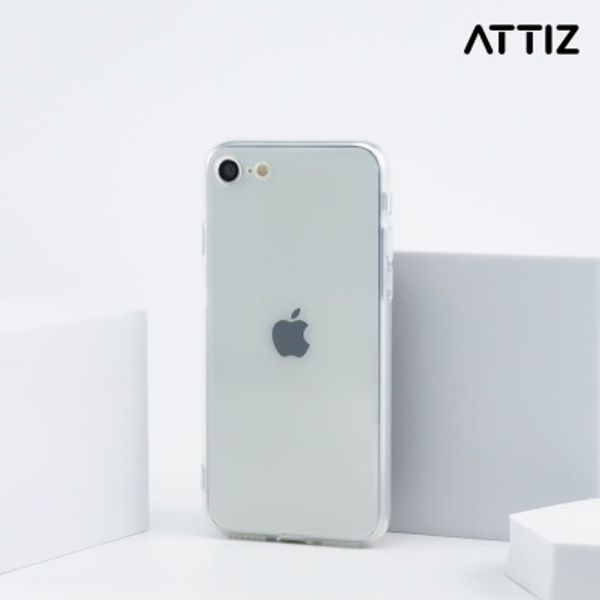 CORE ATTIZ 아띠즈 아이폰SE3 슬림핏 소프트 크리스탈 케이스 - 핫트랙스