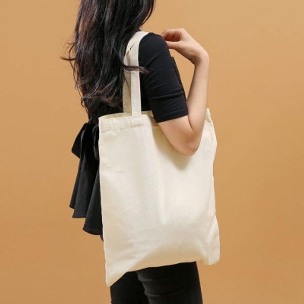 shoppingplan 나만의 무지 에코백 2p세트(37x45cm) (베이지) 봄가방 - 핫트랙스