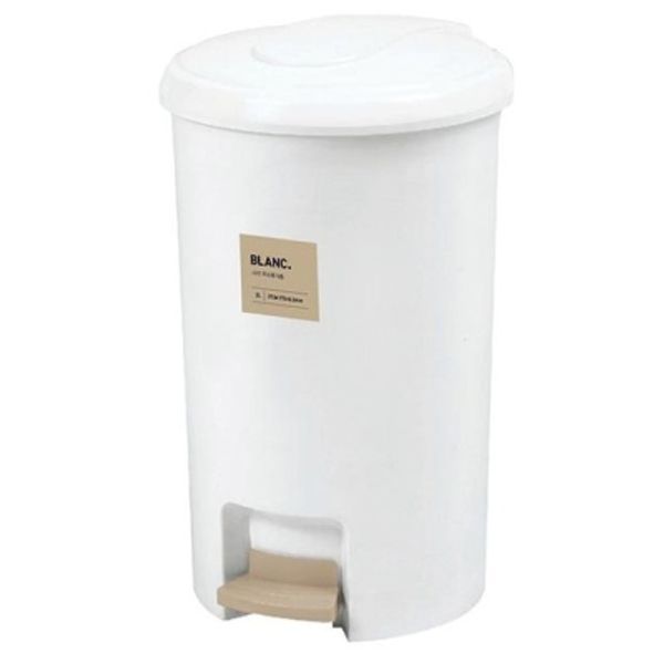 hplusmall BLANCE 원형 페달휴지통 12L 창신리빙 - 핫트랙스