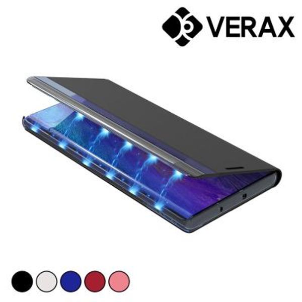 VERAX P437 갤럭시A32 4G 슬림 클리어 뷰 커버 가죽 케이스 - 핫트랙스