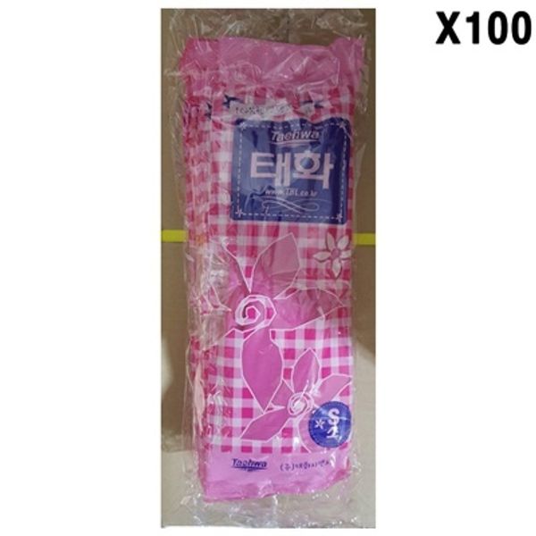 hplusmall FK 고무장갑(S 분홍 태화 )X100 - 핫트랙스