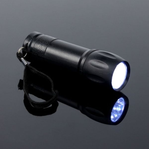 shoppingplan 파워온 LED 손전등(블랙) (2type) - 핫트랙스