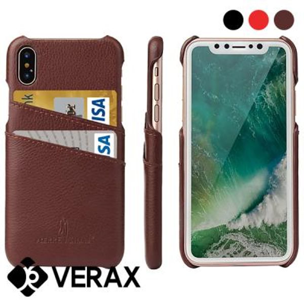 VERAX P018 아이폰8 카드수납 가죽 케이스 - 핫트랙스