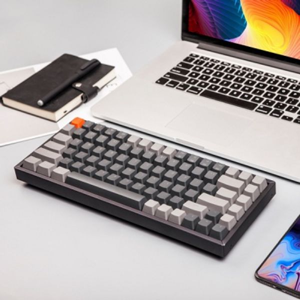 Keychron Keychron 84키 기계식키보드 RGB 알루미늄 다크그레이 - 핫트랙스