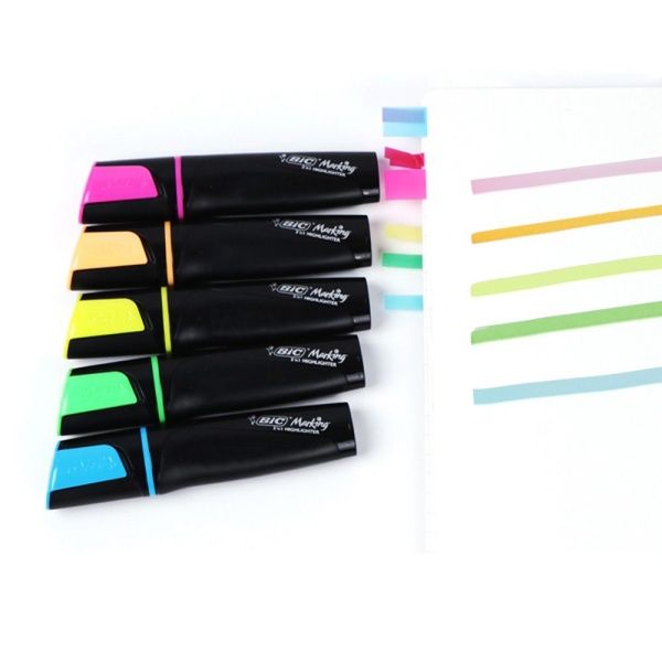 hplusmall 감성 문구 다꾸 필기구 형광팬 소프트 마카 형광펜[W8 - 핫트랙스