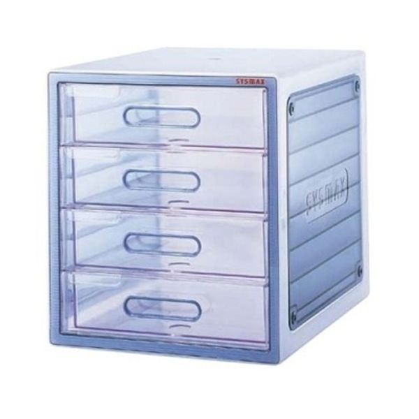 hplusmall 시스맥스)럭스 멀티서류함(4단_10004)-박스(2개입) - 핫트랙스