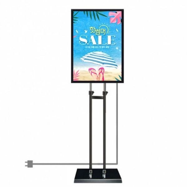 hplusmall 카페 홍보 메뉴 안내 LED배너 입간판 SLP-07QBK A2[WB - 핫트랙스