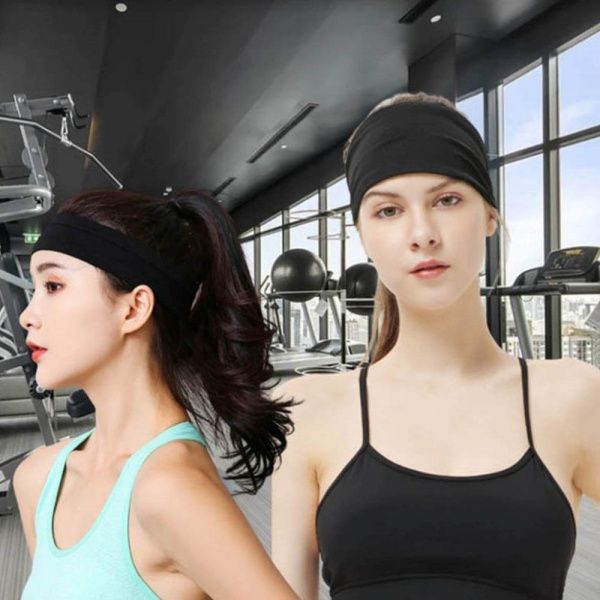 hplusmall 남자 여자 요가 필라테스 스포츠 헤어 밴드 머리띠[WB - 핫트랙스