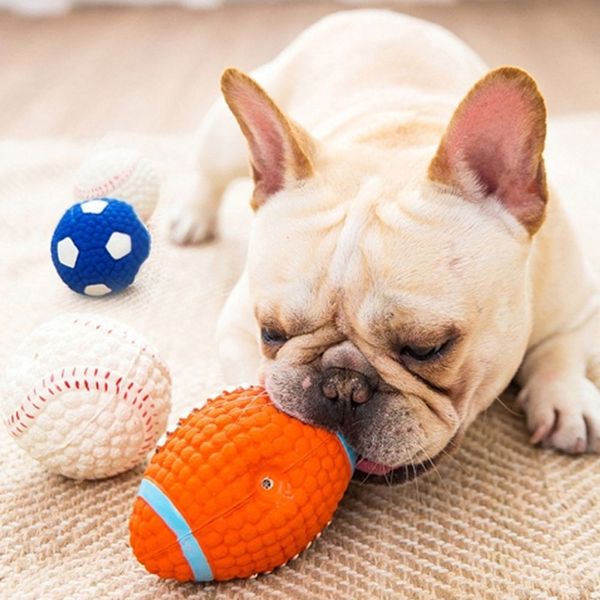 hplusmall 애견 삑삑이 럭비공 M 1P WC79356 - 핫트랙스