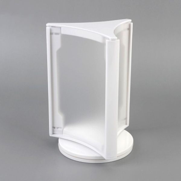 hplusmall 행사 POP 안내판 조립식 회전형 3면꽂이 화이트A6 - 핫트랙스