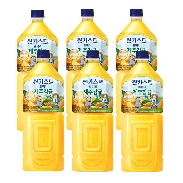 HAITAI-HTB 해태 썬키스트 훼미리 제주감귤농장 2L x 6pet - 핫트랙스