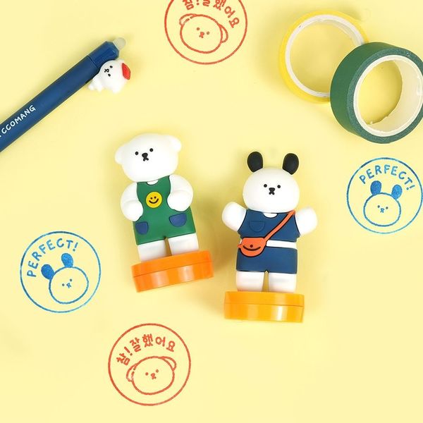 hplusmall 꼬망 피규어 스탬프 (12개 WED56CB - 핫트랙스