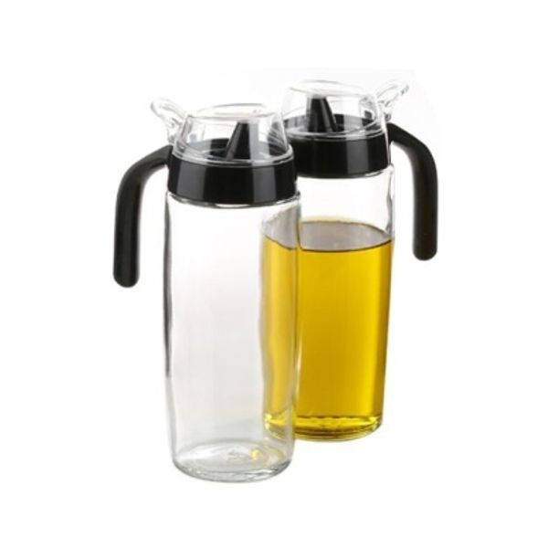 hplusmall 간장병 기름병 원터치 오일병 블랙 500ml 2P 세트 - 핫트랙스