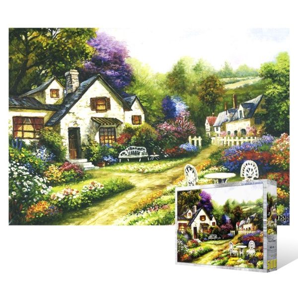hplusmall 500피스 직소퍼즐 - 정원 주택 - 핫트랙스
