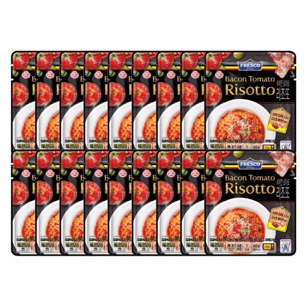 hplusmall 프레스코 베이컨 토마토 리조또 250G 18개 - 핫트랙스