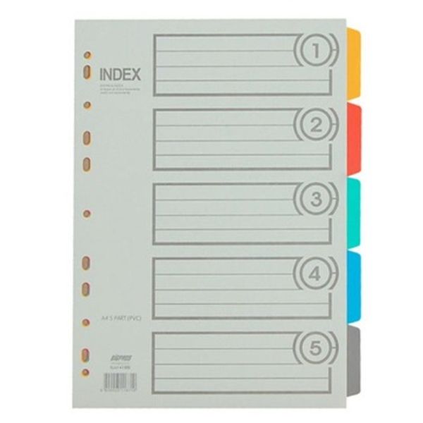 hplusmall 대흥 바인더 인덱스 PP i605 5분류 3세트_MO - 핫트랙스