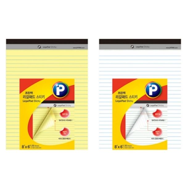 hplusmall 모든순간 리갈패드스티키노랑4 WC1BFD7 - 핫트랙스