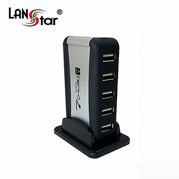 hplusmall 7포트 USB허브 무전원 컴퓨터용품 - 핫트랙스