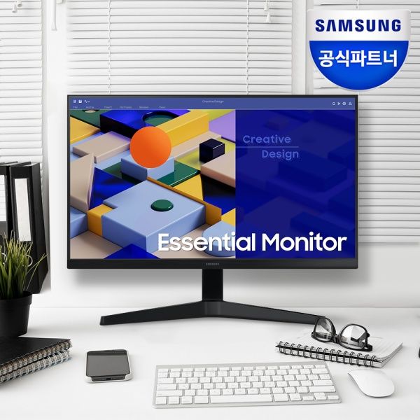 SAMSUNG 삼성 S24C310 IPS 75Hz 광시야각 24인치모니터 - 핫트랙스