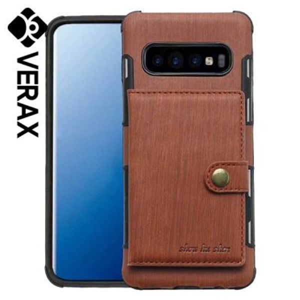 VERAX P149 갤럭시S9플러스 빈티지 버튼 카드 가죽 케이스 - 핫트랙스