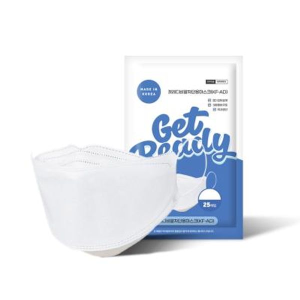 DAON KF-AD 3D 마스크 대형/화이트 100매 (25매입x4) - 핫트랙스