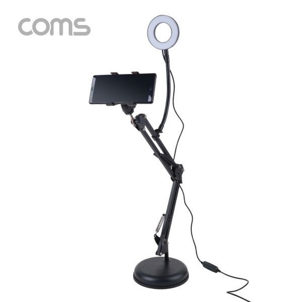 hplusmall LED 원형 램프 링 라이트 USB 전원 플렉시블 탁상형 R - 핫트랙스