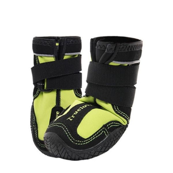 hplusmall 강아지 반사 신발 2P 1SET 그린 6호 애견 야간 산책[W - 핫트랙스