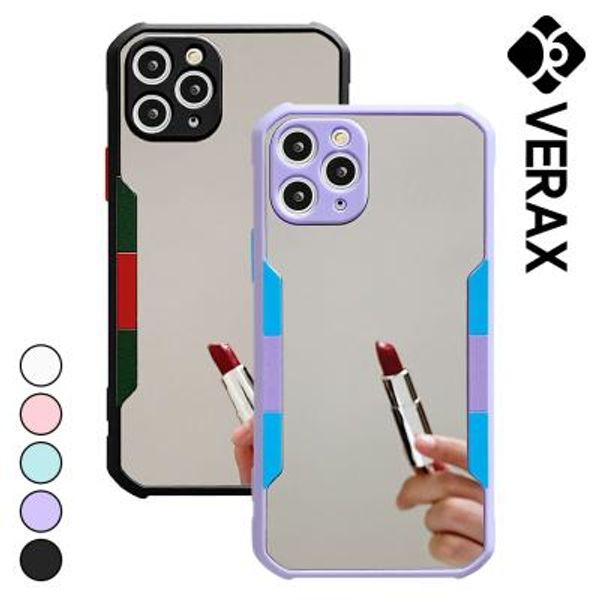 VERAX P607 아이폰6S 컬러라인 범퍼 거울 미러 하드 케이스 - 핫트랙스