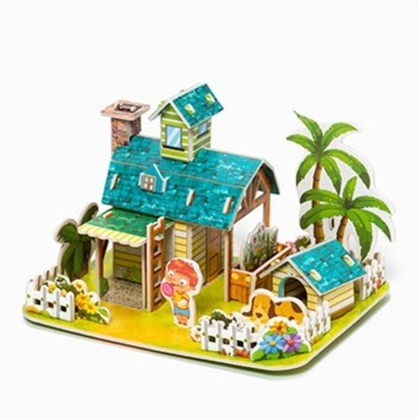 hplusmall 자연풍경 3D 입체 모형 만들기 키트 (하와이) - 핫트랙스