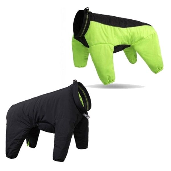 hplusmall 강아지 올인원 리버시블 패딩 그린 8XL 1P 방수 보온[ - 핫트랙스