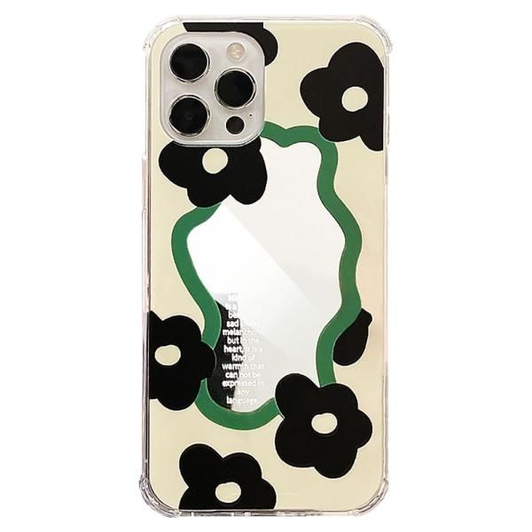 VERAX 아이폰12 플라워 소프트 미러 커버 젤리 케이스 kp095 - 핫트랙스