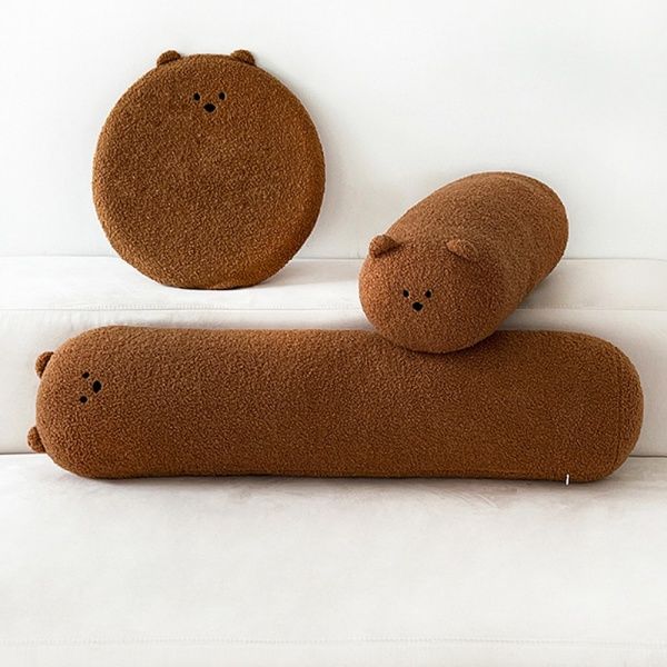 CHAnCOCO 부클베어 메모리폼 원형방석 - 핫트랙스