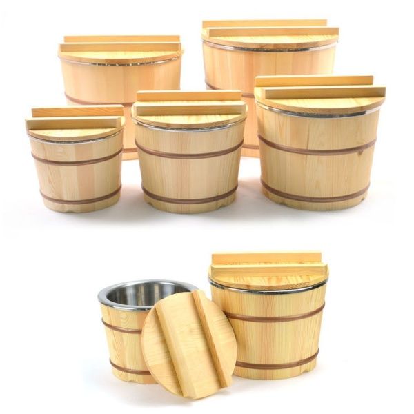 hplusmall 일식 나무 밥통 초밥통 식힘통 김밥통 26.5cm 5호[WCF - 핫트랙스