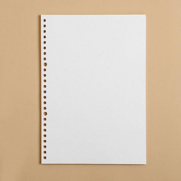 hplusmall 26공 바인더 노트 속지 60매 B5 무지 루즈링 노트리필 - 핫트랙스