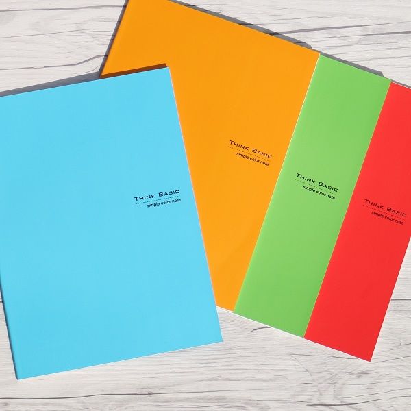 MOONGUBANJUM 데이스토리 씽크베이직 컬러 유선노트 B5 4권 - 핫트랙스