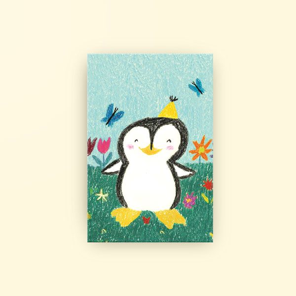 CALLI M 캘리엠 엽서 PGE2406 - 펭귄 캐릭터엽서 - 핫트랙스