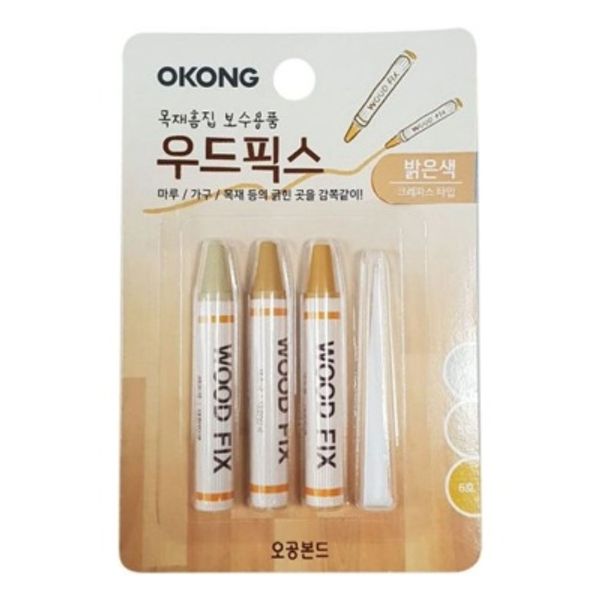 hplusmall 오공 우드픽스크레파스(밝은색) - 핫트랙스