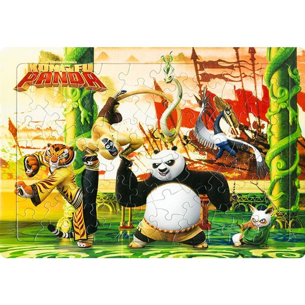 hplusmall 80조각 판퍼즐 - 쿵푸팬더 최강의 팀워크(WCC8945) - 핫트랙스